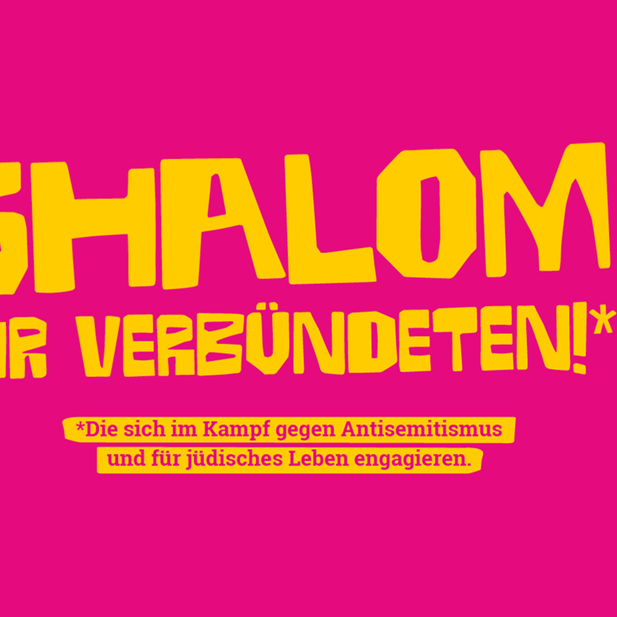 Shalom, ihr Verbündeten! - ConAct
